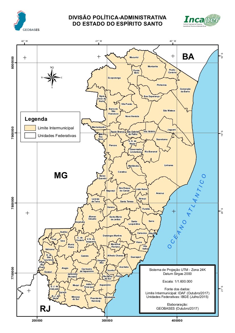 Geobases - Sistema Integrado de Bases Geoespaciais do Estado do Espírito Santo